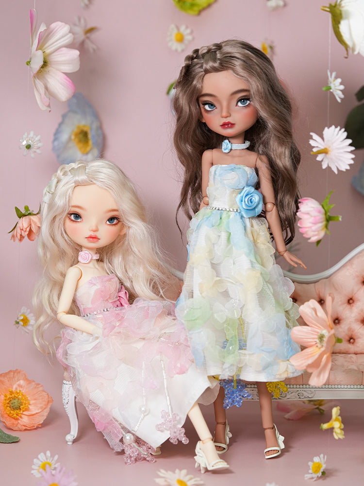 Miss Rosebud Dress- 1/6 BJD Doll Outfits for LULU Body Size – LULUDAODOLL